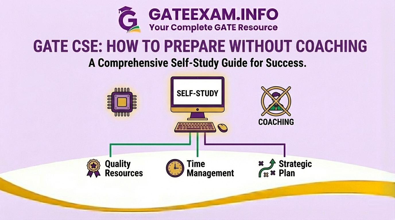 How to Prepare for GATE CSE Without Coaching - Complete Self-Study ...