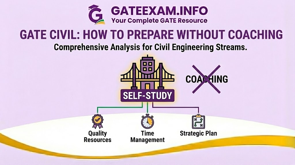 How to Prepare for GATE Civil Without Coaching - Complete Self-Study ...