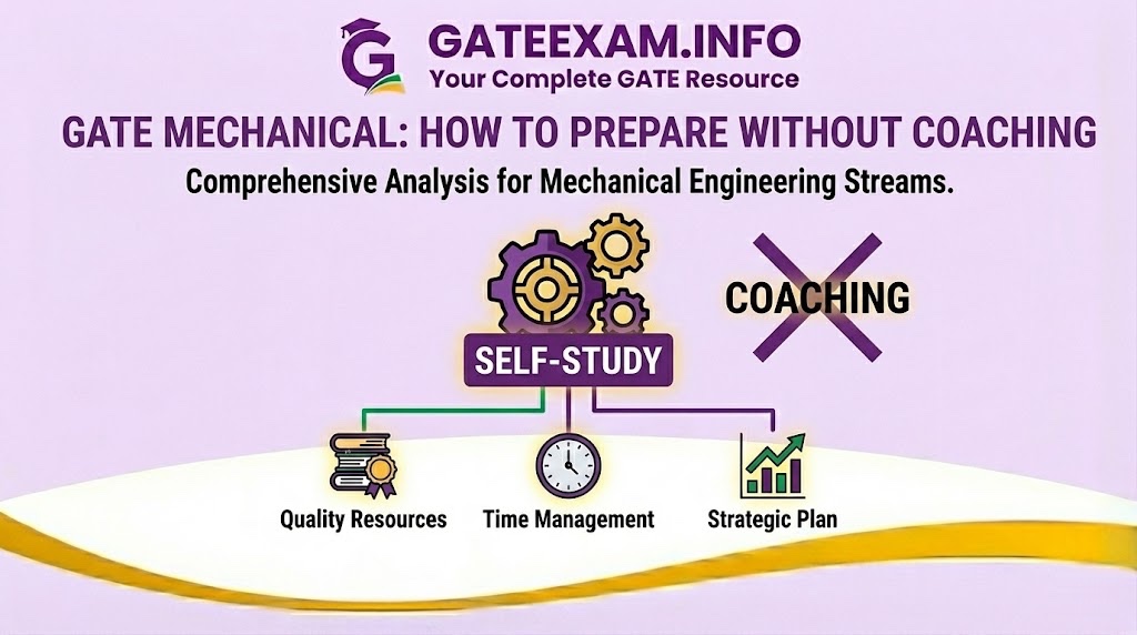 How to Prepare for GATE Mechanical Without Coaching - Complete Self ...