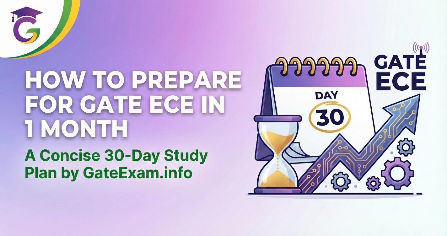 How to Prepare for GATE ECE in 1 Month - Last Month Strategy | Gate ...