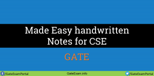 Made Easy Handwritten Notes for CSE – Gate Exam info